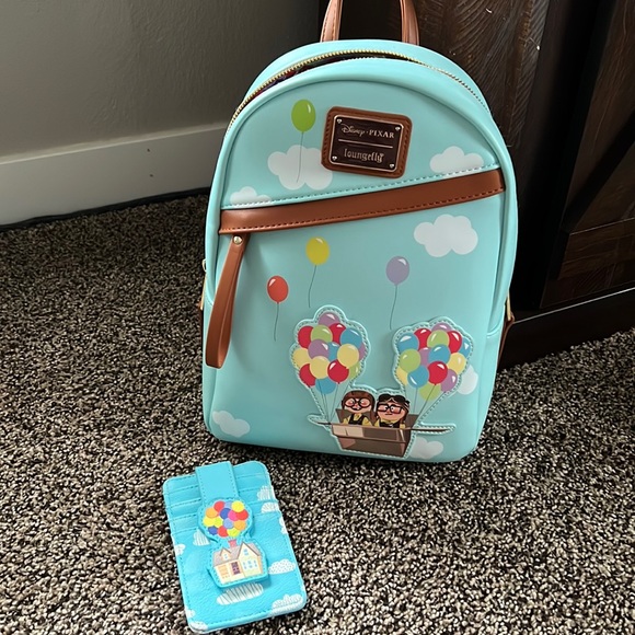 Loungefly | Bags | Loungefly Up Backpack Wwallet | Poshmark